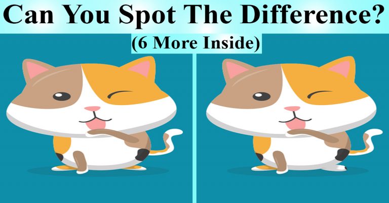 Can You Spot The Difference In All Seven Photos In Under 2 Minutes?